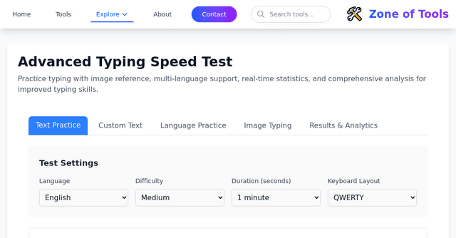 Typing Test | Indie Products